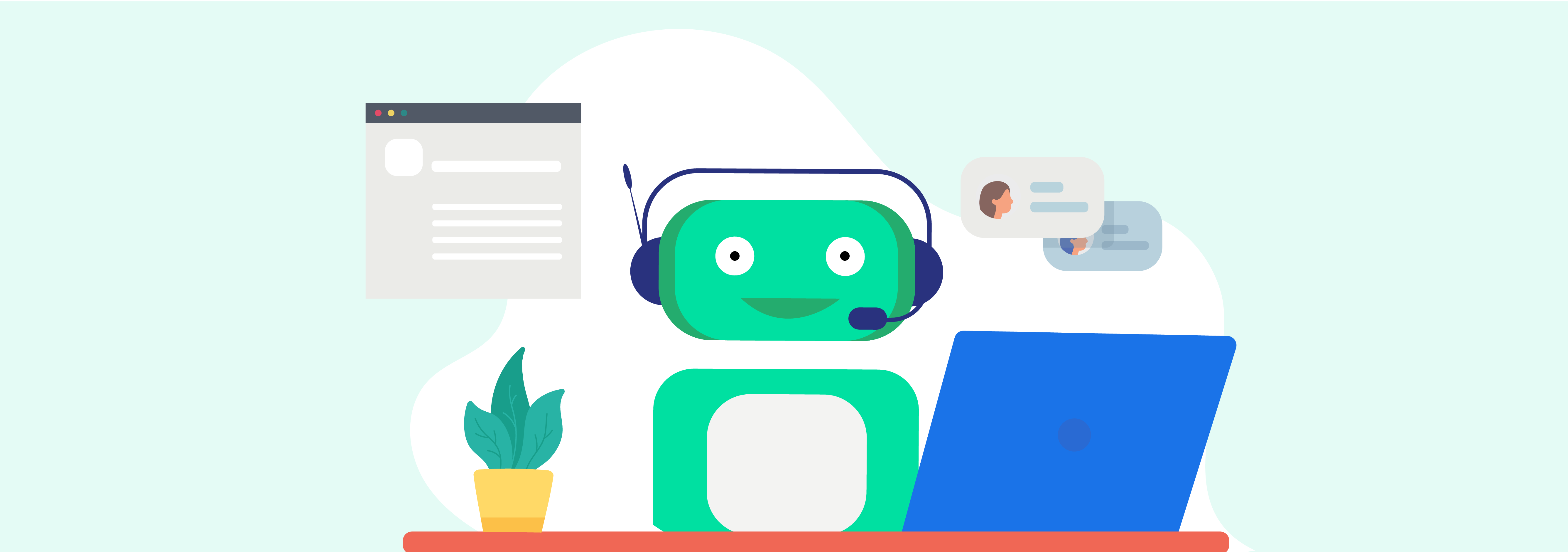 A virtual Counter Clerk as a valuable Support